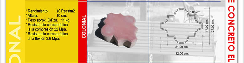 Losetas de Hormigón, Prefabricados de Concreto